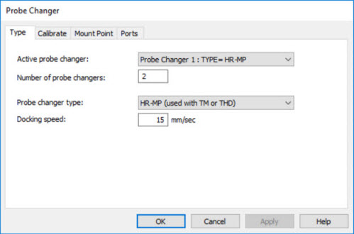 HR-MP: Step 1 - Select the HR-MP (used with TM or THD) Probe Changer