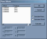 Constructing an Offset Plane