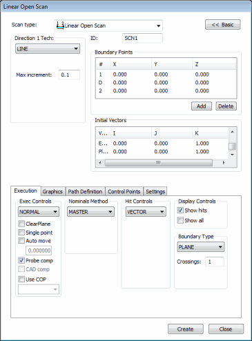 Common Functions of the Scan Dialog Box