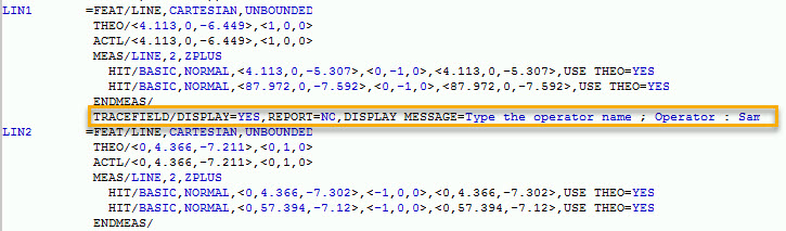 Inserting Trace Fields