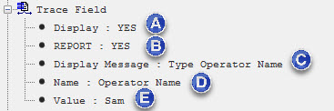 Inserting Trace Fields