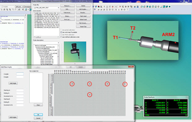 Calibrating an "L"-Shape Star Probe with a Wrist Map
