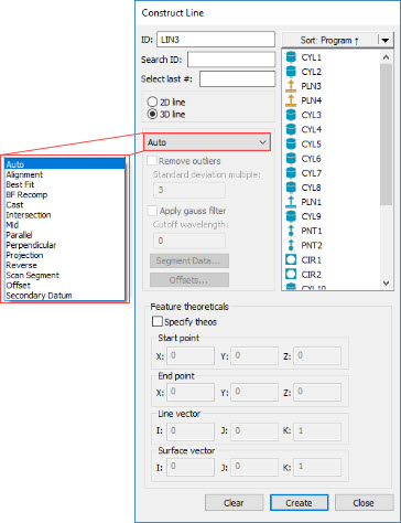 Constructing a Line Feature