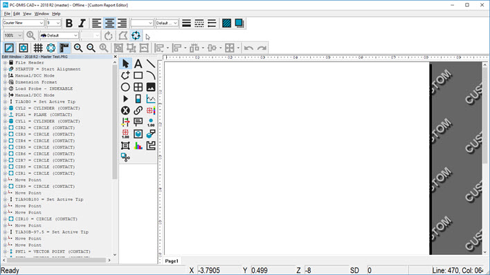 About the Custom Report Editor
