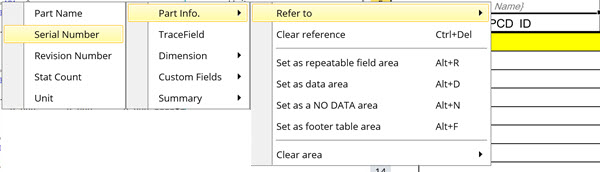 Creating an Excel Form Report Command