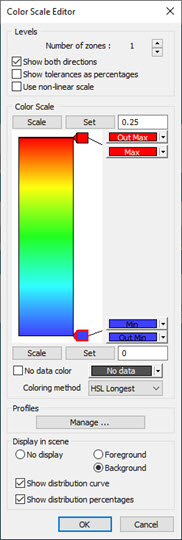 컬러 스케일을 수정