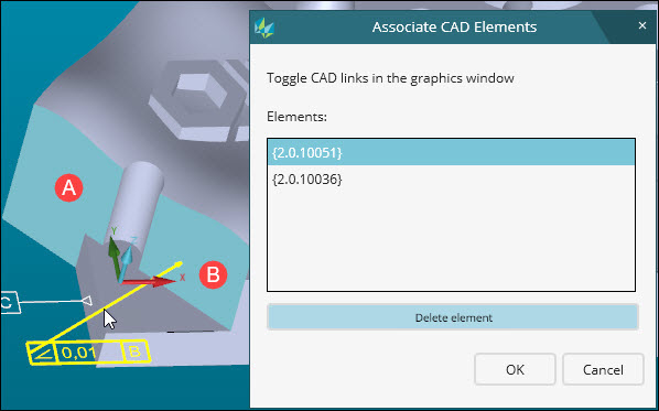 Práce s popisky CAD GD&T