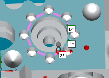 Path Definition Tab - Adaptive Free Form Plane Scan Strategy