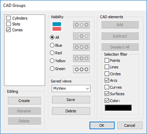 Working with CAD Groups