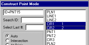 Selecting Features using the ID(s)