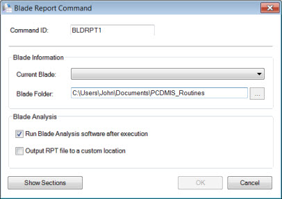 Creating a Blade Report Command