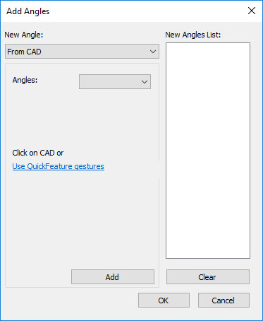 Add Angles from CAD