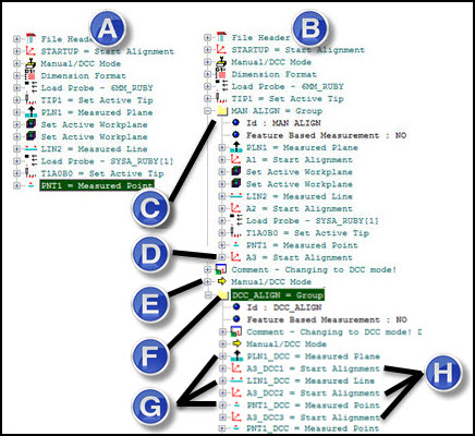 DCC Alignment Creation for QuickAlign