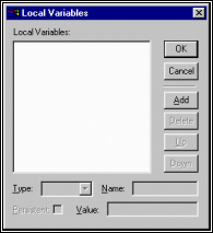 Declare Global Variables Using the LocalVariables Property