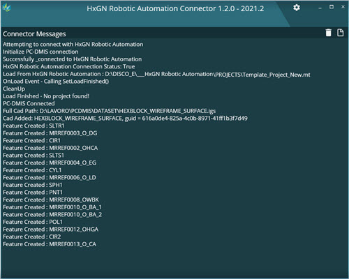 Configuring HxGN Robotic Automation with the Connector Application