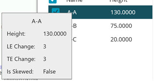 Blade Scan RT Dialog Box Items