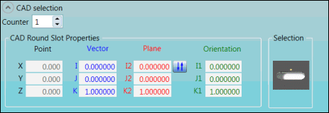 Completing the CAD Selection Group for a Hole Feature (Planar Surface ...