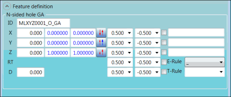 Completing the Feature Definition Group for a Hole Feature (Planar ...