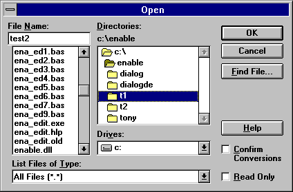 Example - MkDir Statement