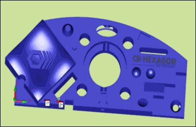 Sample Teach Path for TTP Free Form Plane Strategy