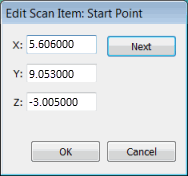 Center Basic Scan - Type Values Method