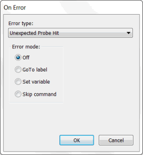Branching on an Error