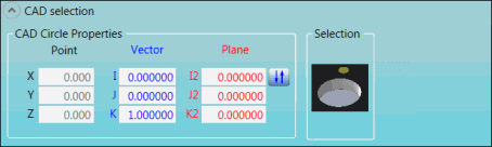Completing the CAD Selection Group for a Hole Feature (Planar Surface ...